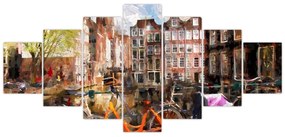 Obraz - Amsterdam (210x100 cm)