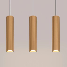 Sollux Lighting Závěsné svítidlo KARBON 3L zlaté