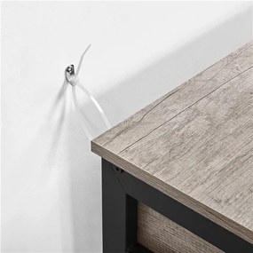 Odkládací stolek – šedá, 100 cm (délka) × 29,5 cm (šířka) × 81 cm (výška) (266429553012)