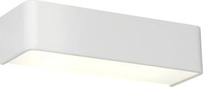 Nástěnné svítidlo Flat bílé