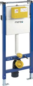Mereo set wc závěsné kapotované se sedátkem modulem tlačítkem a izolací do sádrokartonu MM02NSETRT320