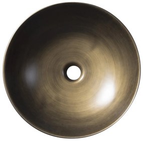 Sapho PRIORI keramické umyvadlo, průměr 41,5 cm, bronz PI032
