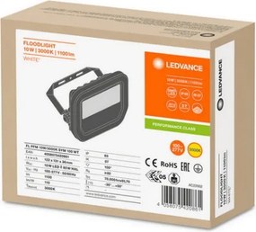 LED reflektor LEDVANCE FLOODLIGHT bílý 10W 1100lm 3000K teplá bílá IP65