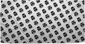 Sablio Ručník Star Wars Stormtrooper Pattern šikmý - 30x50 cm
