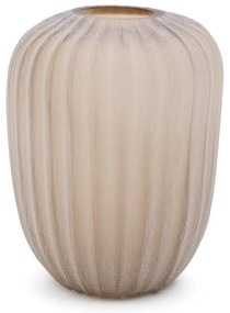 Béžová skleněná váza (výška 27 cm) Lumia – Kave Home