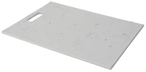 Krájecí deska Marble, bílá, 40,5x30,5 cm