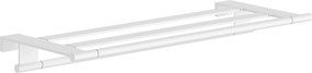 Hansgrohe AddStoris S - Polička s držákem ručníku, délka 66 cm, matná bílá 41781700