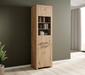 ADRK Furniture Vysoká vitrína JANEZ ADRK-SHC-JAN-58-A