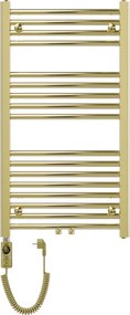 Mexen Ares, elektrické topné těleso 900 x 500 mm, 300 W, zlatá lesklá, W102-0900-500-2300-50