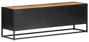 TV stolek Saville - hrubé masivní mangovník | 120x30x40 cm