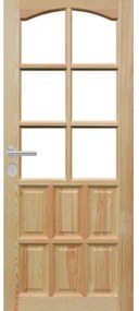 Derpal - Dřevěné dveře dýhované z borovice Lopes 105509