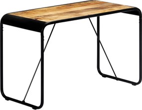 vidaXL Jídelní stůl 118 x 60 x 76 cm masivní hrubé mangovníkové dřevo [247864] Barva: Hnědá