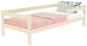 Benlemi Jednolůžková postel ze dřeva SAFE 5v1 se zábranou Zvolte barvu: Petrolejová, Zvolte rozměr: 90x180 cm, Zvolte zábranu: Se dvěma zábranami