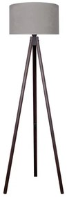 Brilagi - Stojací lampa VELVET 1xE27/60W/230V wenge/šedá