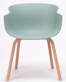 ONDARRETA - Židle s dřevěnou podnoží BAI