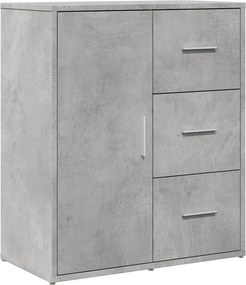 Příborníky 2 ks betonově šedé 60 x 31 x 70 cm kompozitní dřevo 3276556