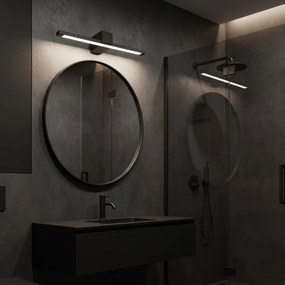 Toolight Rea, Koupelnové nástěnné LED svítidlo SWE050-1W 60 cm Black, OSW-20150