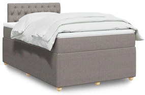 Box spring postel s matrací taupe 120x200 cm textil 3289734