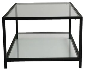 Konferenční stolek Astra Black s tmavým sklem