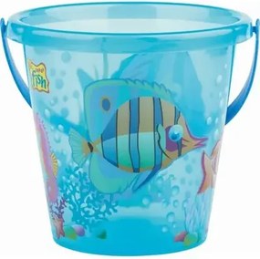 Androni Kyblík rybičky průhledný modrá / průměr 17 cm / od 12 měsíců