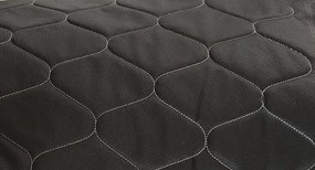 Via-nábytek Potah na matraci PROŠÍVANÝ - černý 160 x 200 3 cm