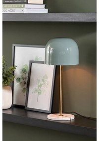 Stolní lampa v mentolové barvě s kovovým stínidlem (výška 50 cm) Manta – Leitmotiv