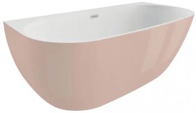 Polimat Risa volně stojící akrylátová vana, růžová Délka vany: 170cm