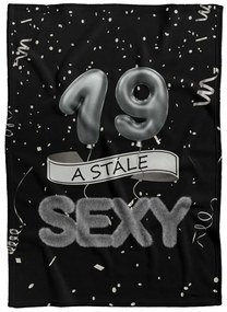 Deka Stále sexy – Černá (věk: 19, Podšití beránkem: NE)