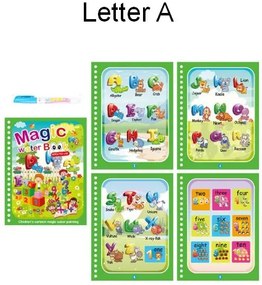 Montessori Magic Book vybarvovací knížka vodou Varianta: Letter A