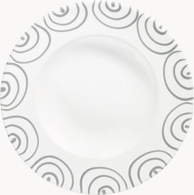 Ručně vyrobený talíř na těstoviny Graugeflammt