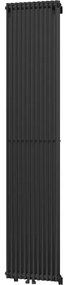Mexen Kansas dekorativní radiátor 1800 x 420 mm, 1242 W, černý - W204-1800-420-00-70