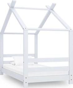 vidaXL Rám dětské postele masivní borovice 70 x 140 cm [289613] Barva: Bílá