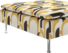 Potah na podnožku Söderhamn barva vícebarevná látka pletený vzor, vzorované
