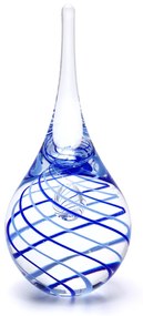 Skleněné těžítko - dekor 01, Modrá/Modrá světlá, 20 cm | České sklo od Artcristal Bohemia