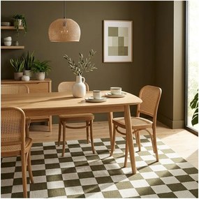 Zelený/krémový koberec 160x230 cm Bistro – ESTE