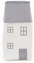 CHILDHOME box na hračky - dům grey/off white