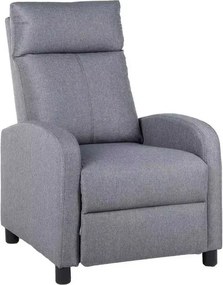 LuxuryForm DESIGN Televizní křeslo RUFO s polohováním - šedé