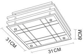 Globo 48089-2 - Stropní svítidlo 2xE27/60W ILLU