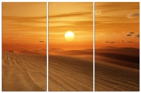 Obraz na plátně - Pouštní západ slunce 1917B (135x90 cm)