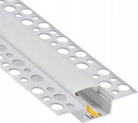 BERGE LED hliníkový profil zapuštěný 2m - sada