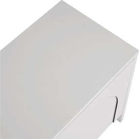 Bílý TV stolek 180x45x32 cm Aurelia – Kalune Design