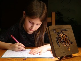 Li-Go Znamení "Váhy" lampa 19x19cm provedení povrchu: dub světlý