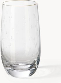 Sada křišťálových sklenic na long drink's motivem zimy Estrella, 4 díly