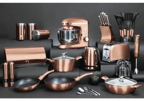 BERLINGERHAUS Sada nádobí s mramorovým povrchem 18 ks Rosegold Metallic Line BH-7034