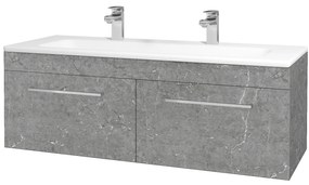 Dřevojas Koupelnová skříň ASTON SZZ2 120 Varianta: N07 Stone / Úchytka T01 / N07 Stone