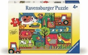 Ravensburger Puzzle: Den na farmě / 60 dílků / od 4 let