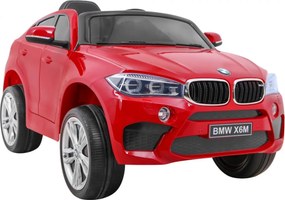 Ramiz Dětské elektrické autíčko BMW X6M lakované - červené SUV + dálkové ovládání