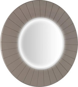 Sapho Sapho, LUMIRO STRIP kulaté zrcadlo s LED osvětlením v rámu, průměr 90cm, agila, LR950-4343S