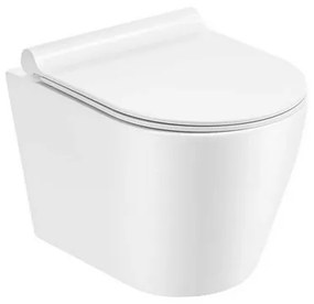 LOTOSAN Musa New závěsné WC s PureRim a WC sedátkem se SoftClose, bílá AQ LKW2217
