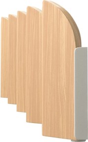 Béžový/v přírodní barvě ocelový nástěnný věšák 43 cm Saloon – Umbra